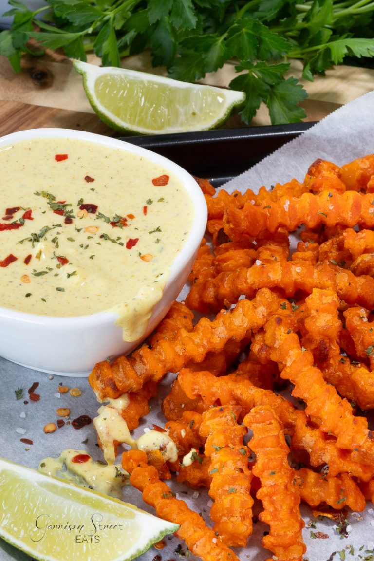 Frozen Sweet Potato Fries with Ninja Air Fryer - Garrison Street Eats