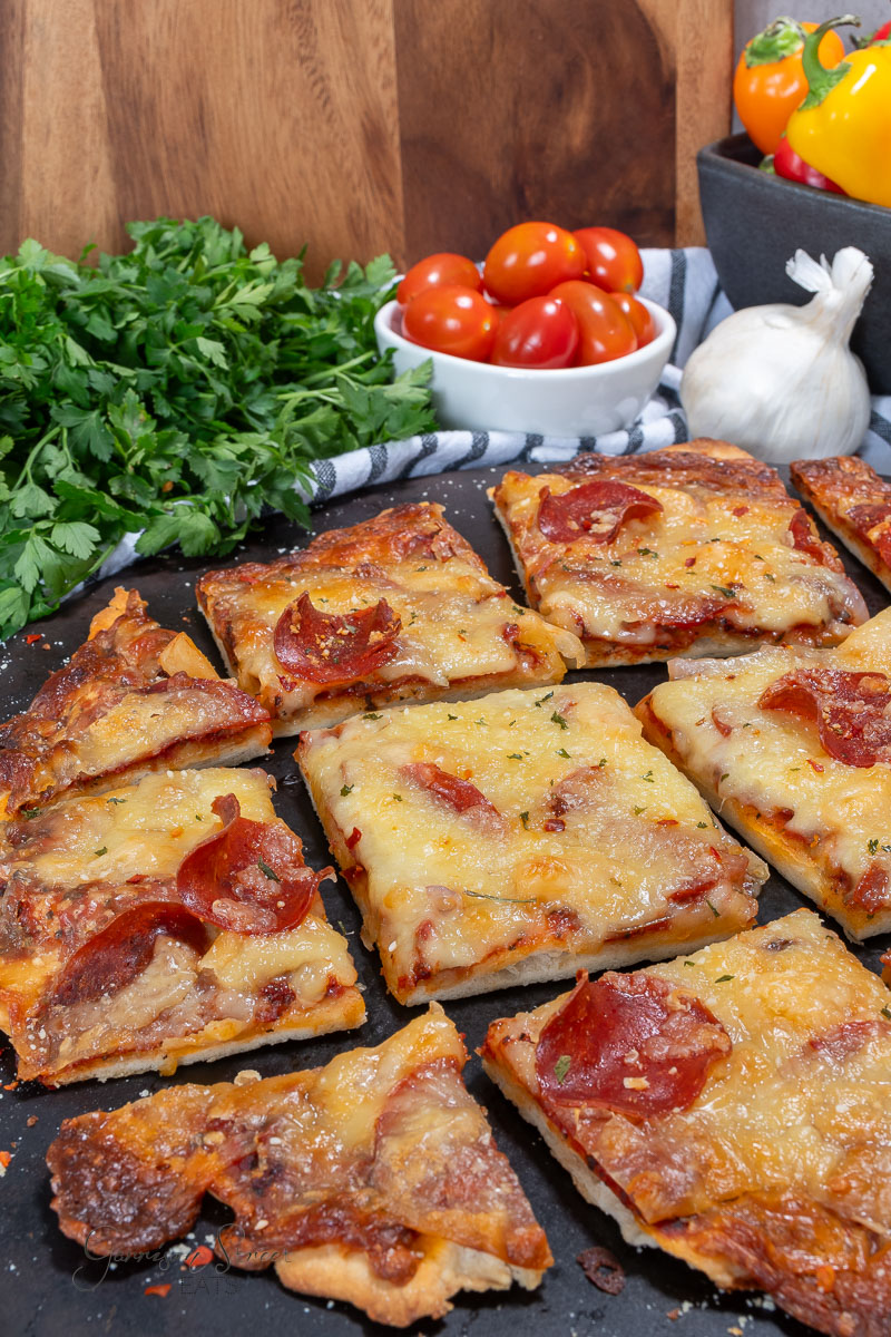 Homemade Copycat Imo's St. Louis Style Pizza Recipe - Garrison Street Eats