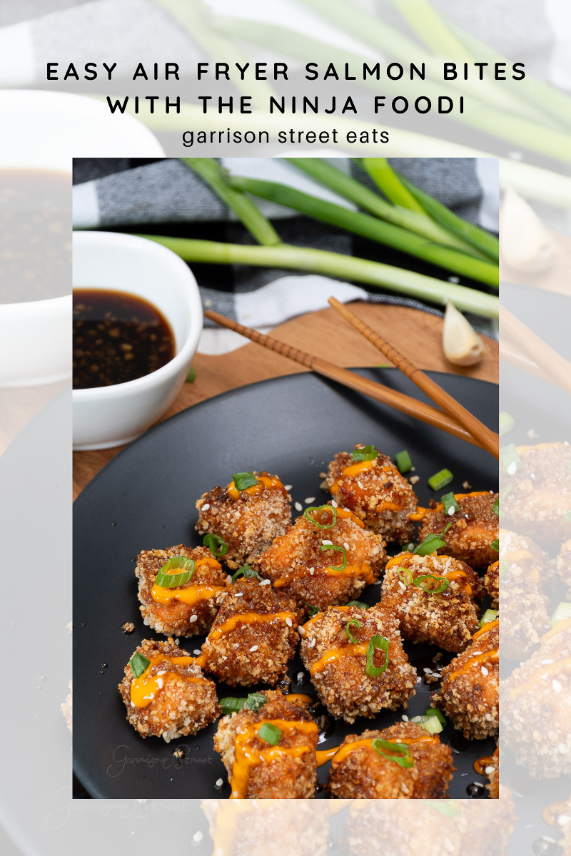 Easy Air Fryer Salmon Bites with the Ninja Foodi - Garrison Street Eats