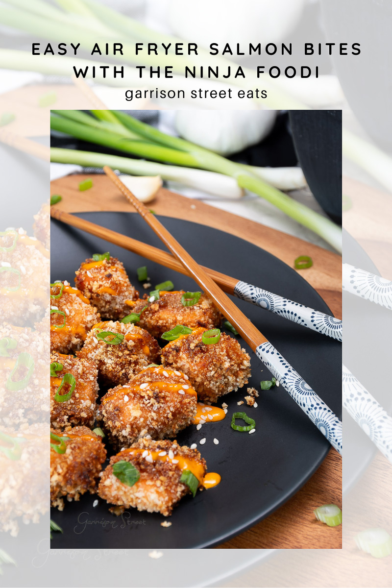 Easy Air Fryer Salmon Bites with the Ninja Foodi