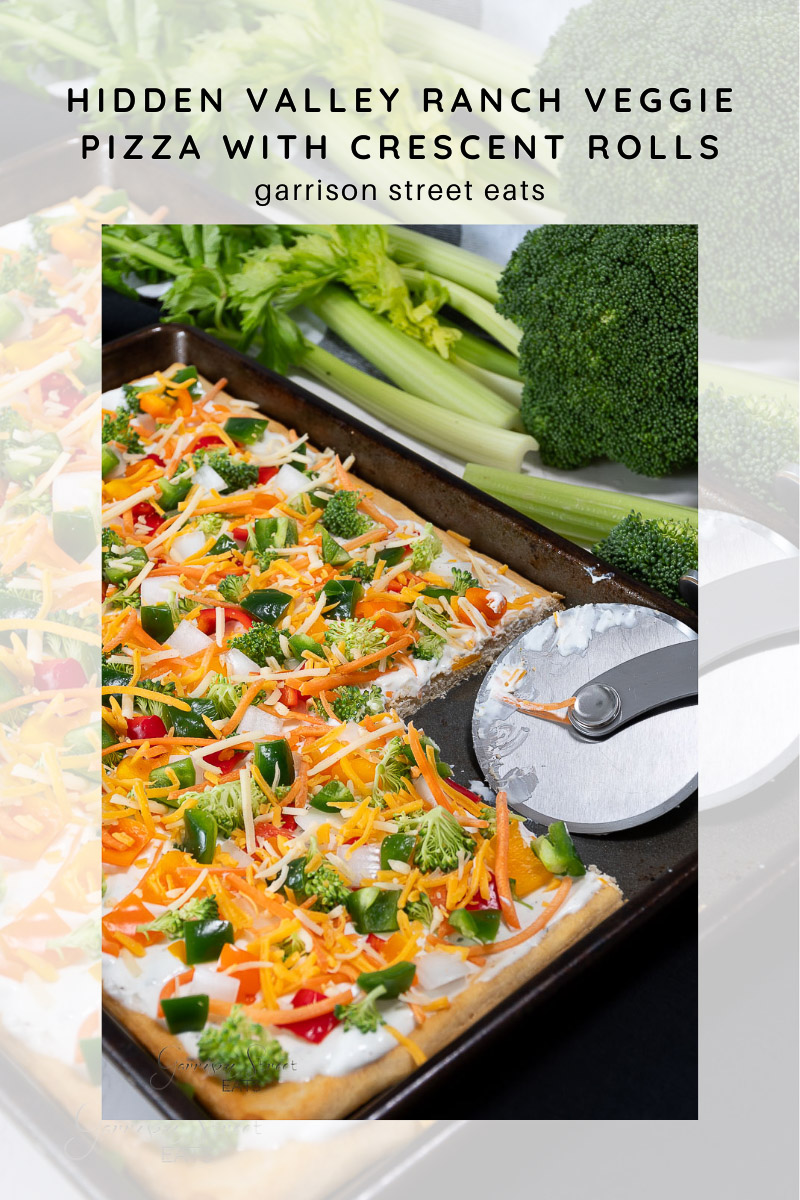 Hidden Valley Ranch Veggie Pizza with Crescent Rolls